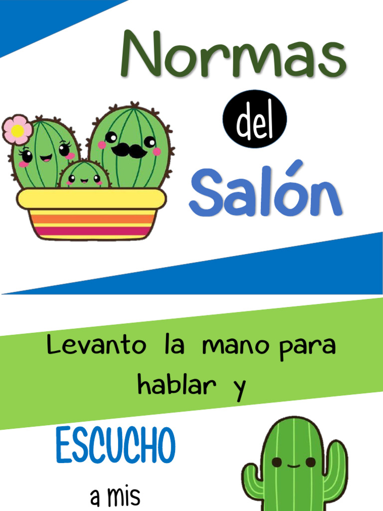 Normas de Conducta en el Salón | PDF