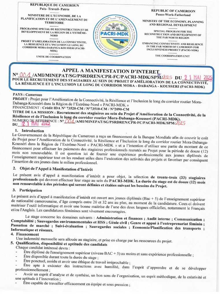 Ami Signe Stagiaire Pacri MDK - 105844 | PDF