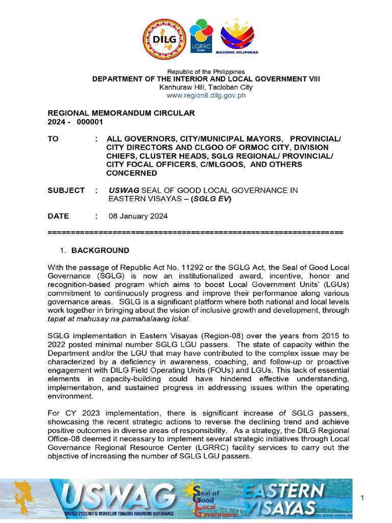 Uswag Ev-Sglg 2024 | PDF