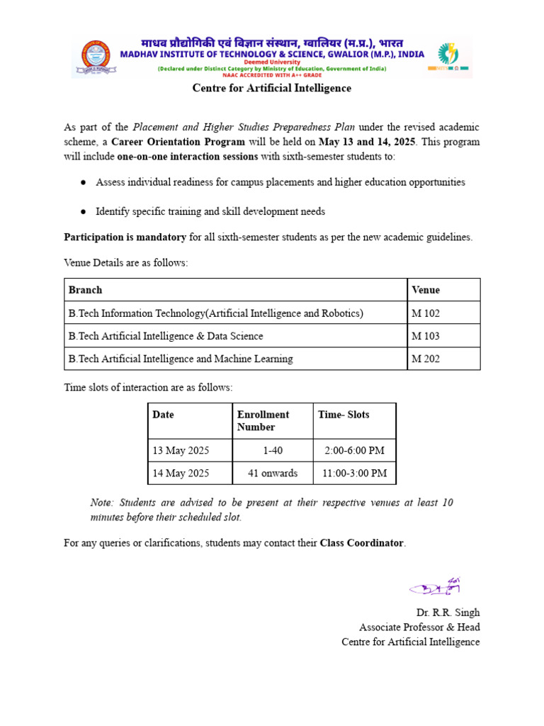 Career Orientation Program | PDF