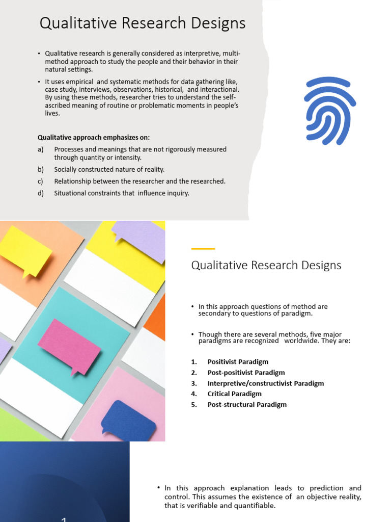 Qualitative RM Unit 1 To 3 Updated | PDF | Qualitative Research | Discourse