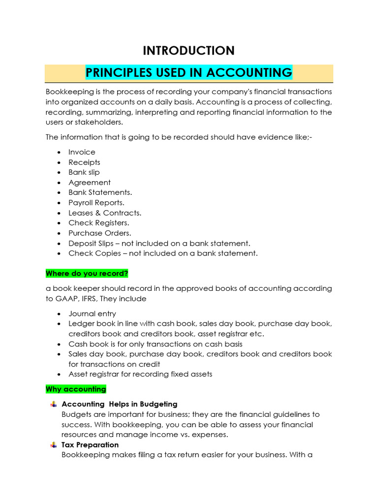 Financial Accounting Notes Ndejje 2022 | PDF | Debits And Credits ...
