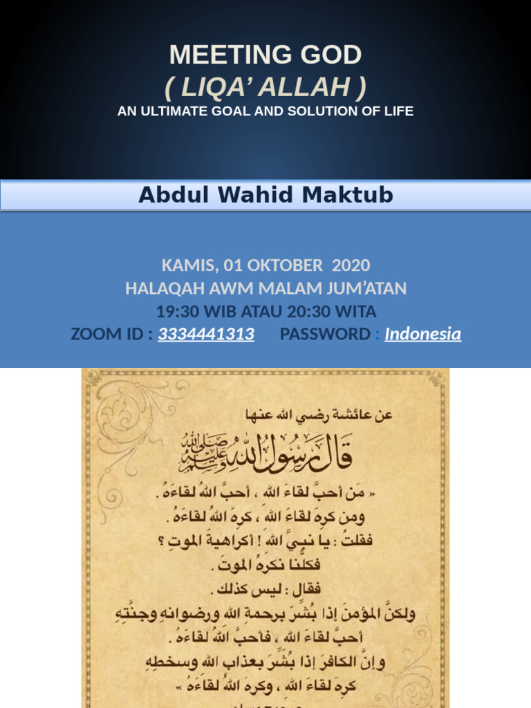 Meeting God | PDF