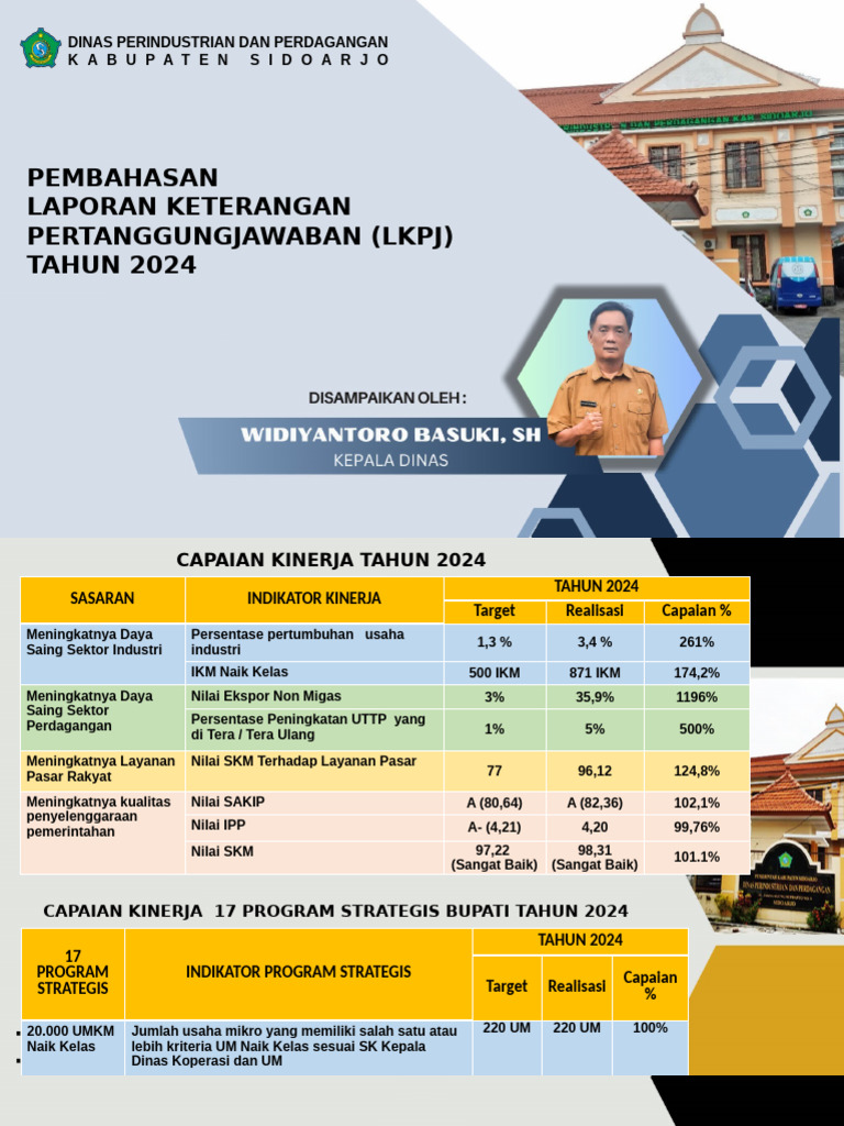 PEMBAHASAN LKPJ 2024 & MONEV TW 2 2025 | PDF