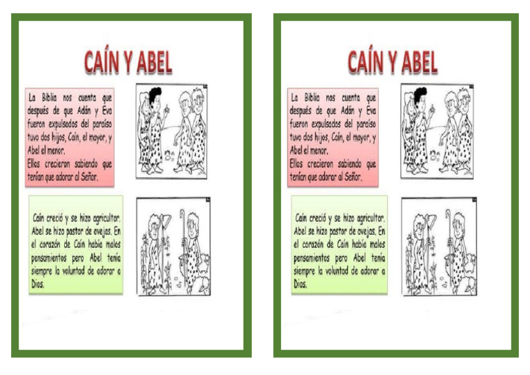 Ficha de Cain y Abel | PDF