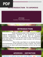 Apomixis: Definition, Types, and Benefits | PDF | Reproduction | Plants