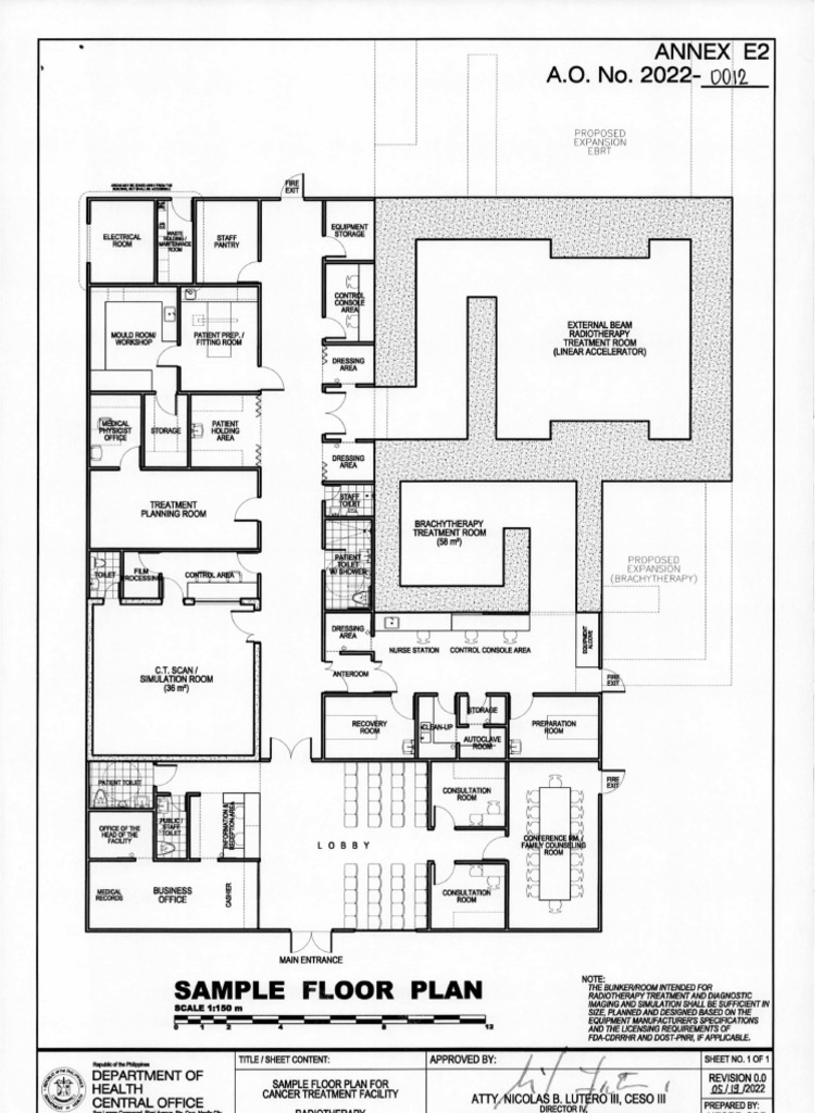 DOH Radiotherapy Floorplan | PDF