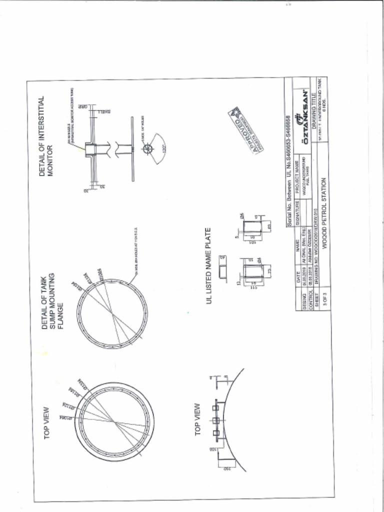 Tank Drawing UG 30000L-3 | PDF