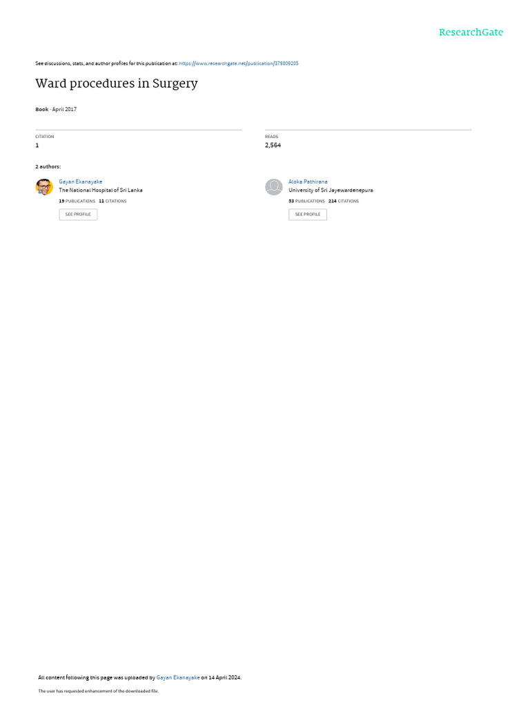 Wardprocedures | PDF