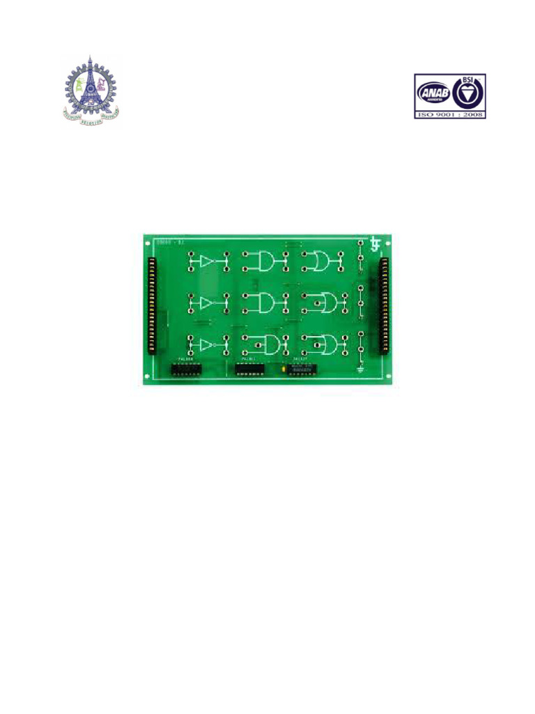 CSE-1 & IT-1 Digital Principles & System Design 2 | PDF | Logic Gate | Computer Engineering