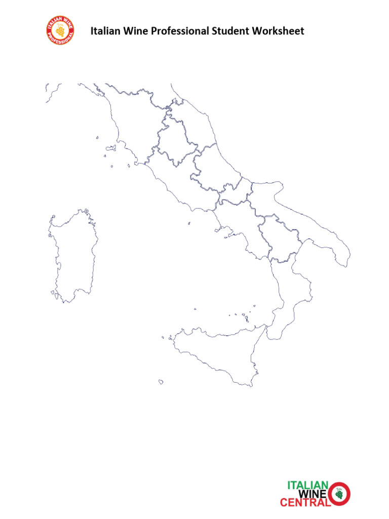 Outline of Italian Peninsula and Islands | PDF