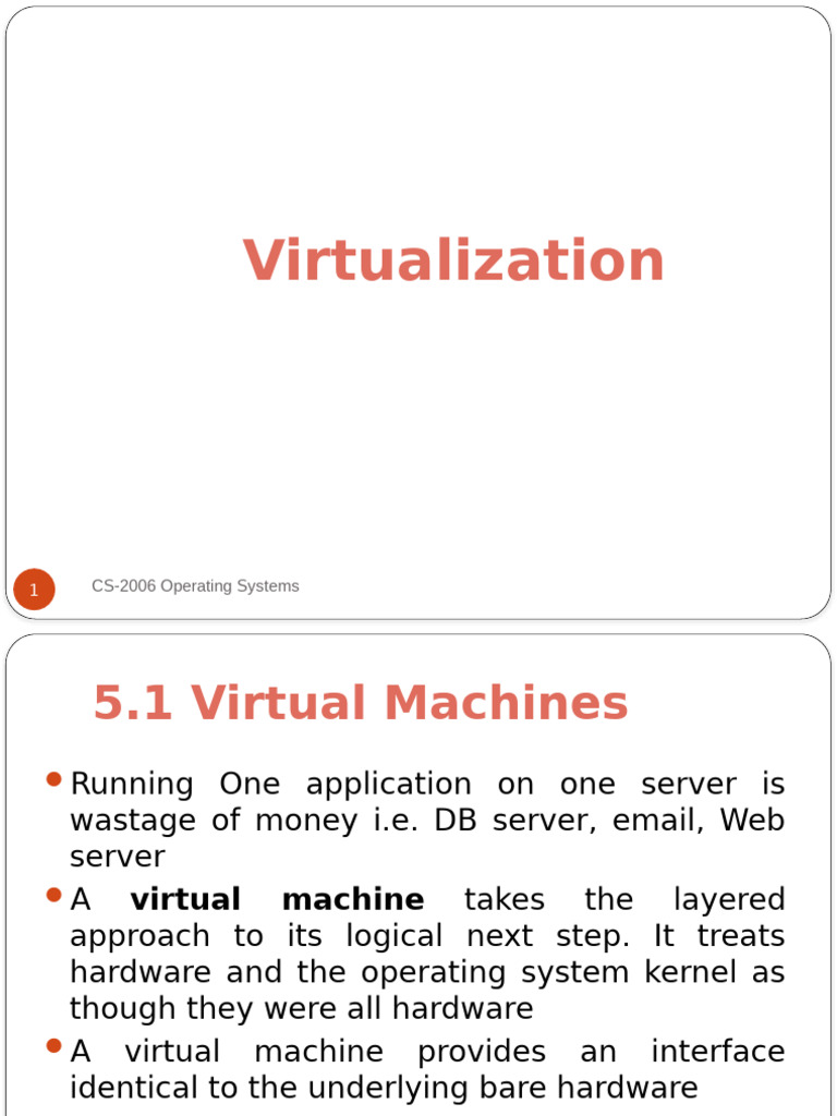 Virtualization & Containers | PDF