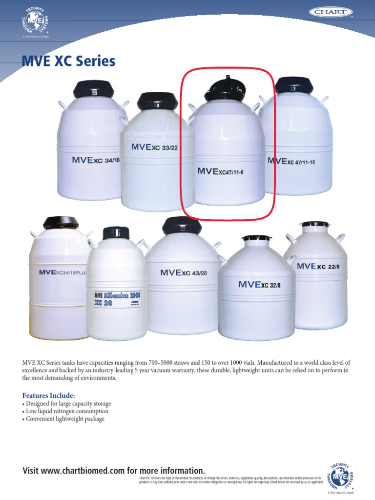 MVE XC Series Spec Sheet | PDF