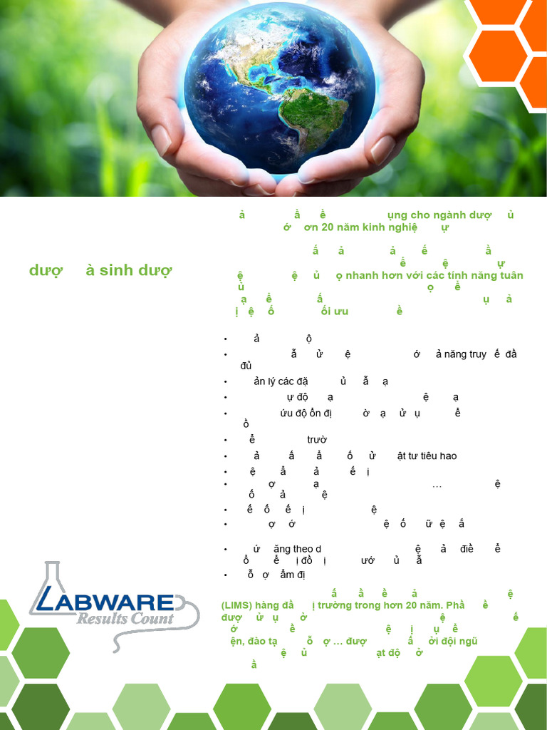 LabWare and Pharmaceutical Manufacturing Brochure (Tieng Viet) | PDF