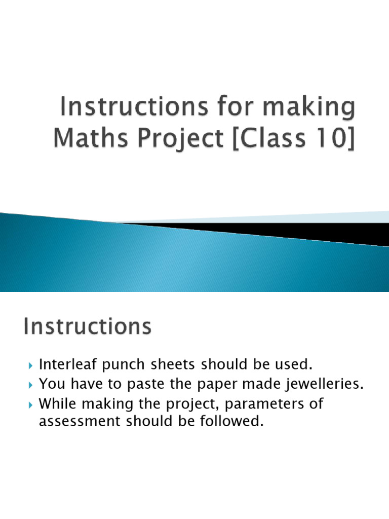 Maths Project 10 | PDF