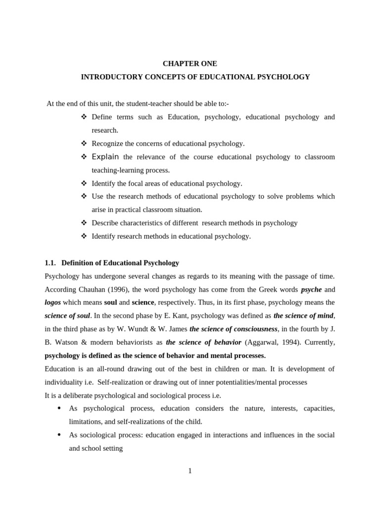 Educational Psychology Handout. All | PDF | Educational Psychology ...