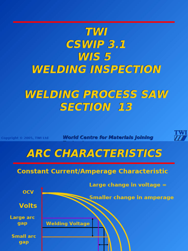 SAW Welding Process Overview | PDF | Welding | Construction