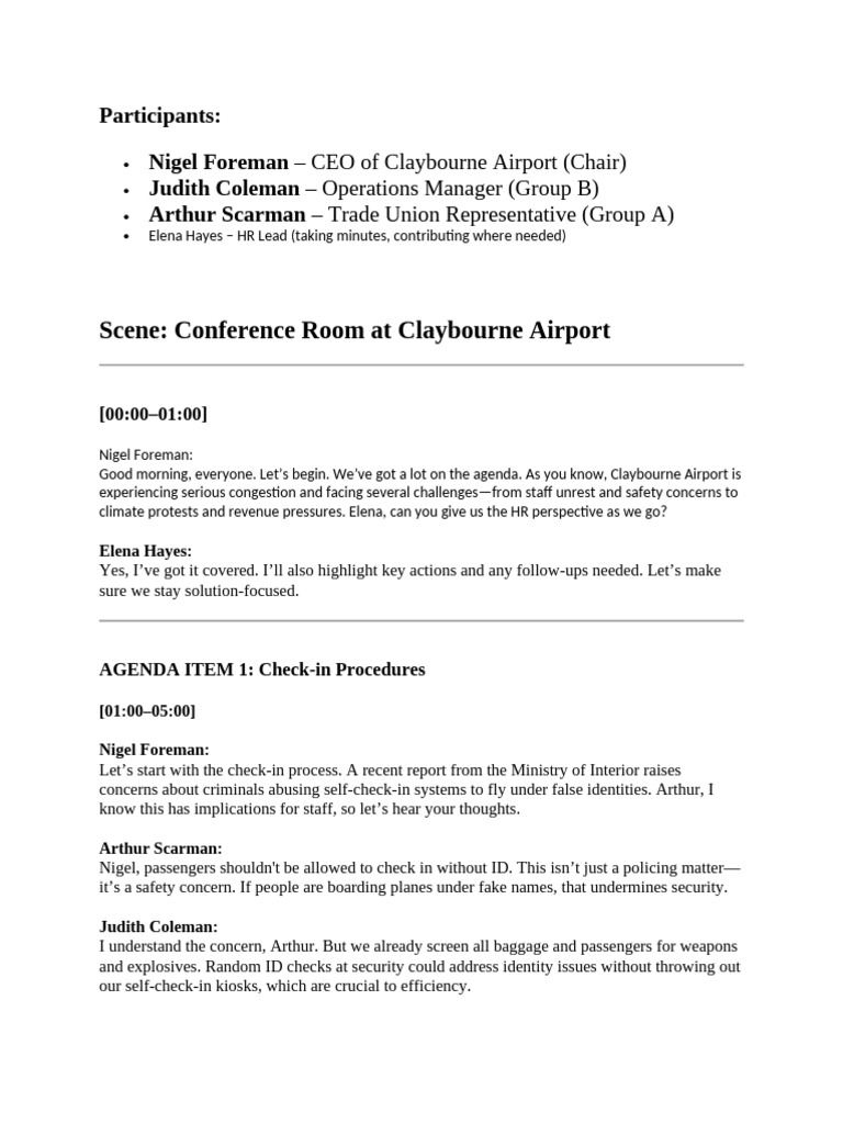 Claybourne Roleplay Updated Elena HR | PDF | Airport | Incentive