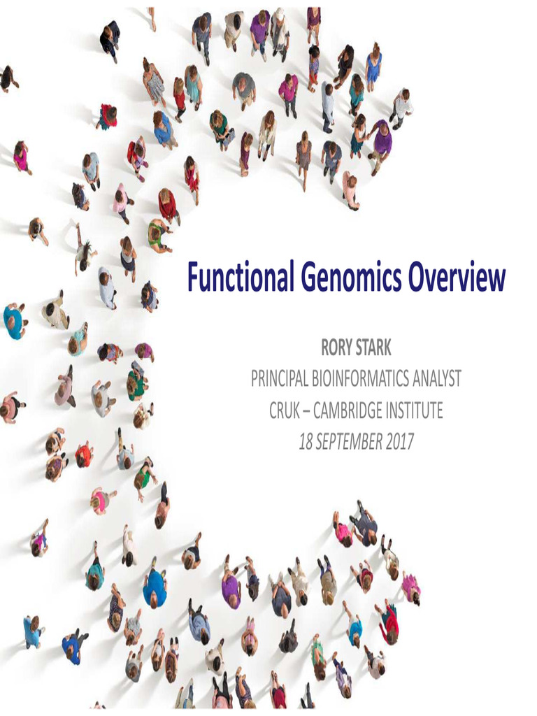 Functional Genomics Overview Guide Pdf Regulation Of Gene