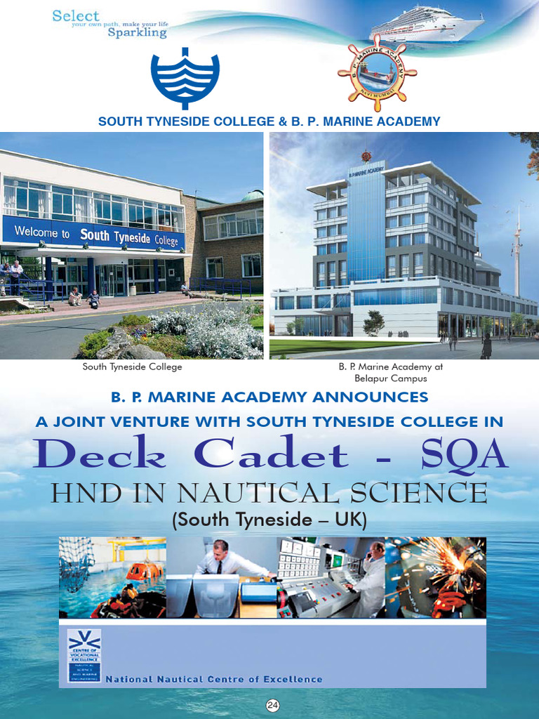 Deck-Cadet HND in Nautical Science (STC) | PDF | Shipping