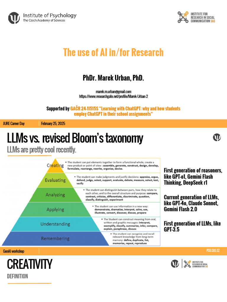 25 - 02 - 02 - JURE Career Day | PDF | Metacognition | Epistemology