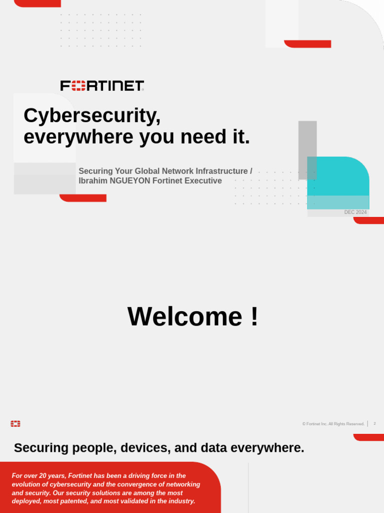 Fortinet TAM Presentation - v0.2 | PDF | Computer Security | Security