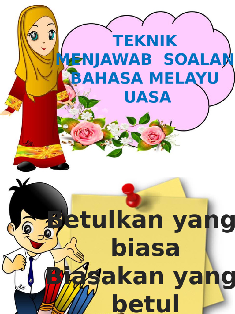 Teknik Menjawab Soalan BM Uasa Tahun 6 | PDF