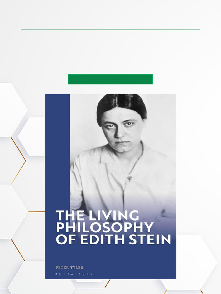 Edith Stein's Living Philosophy Explained | PDF