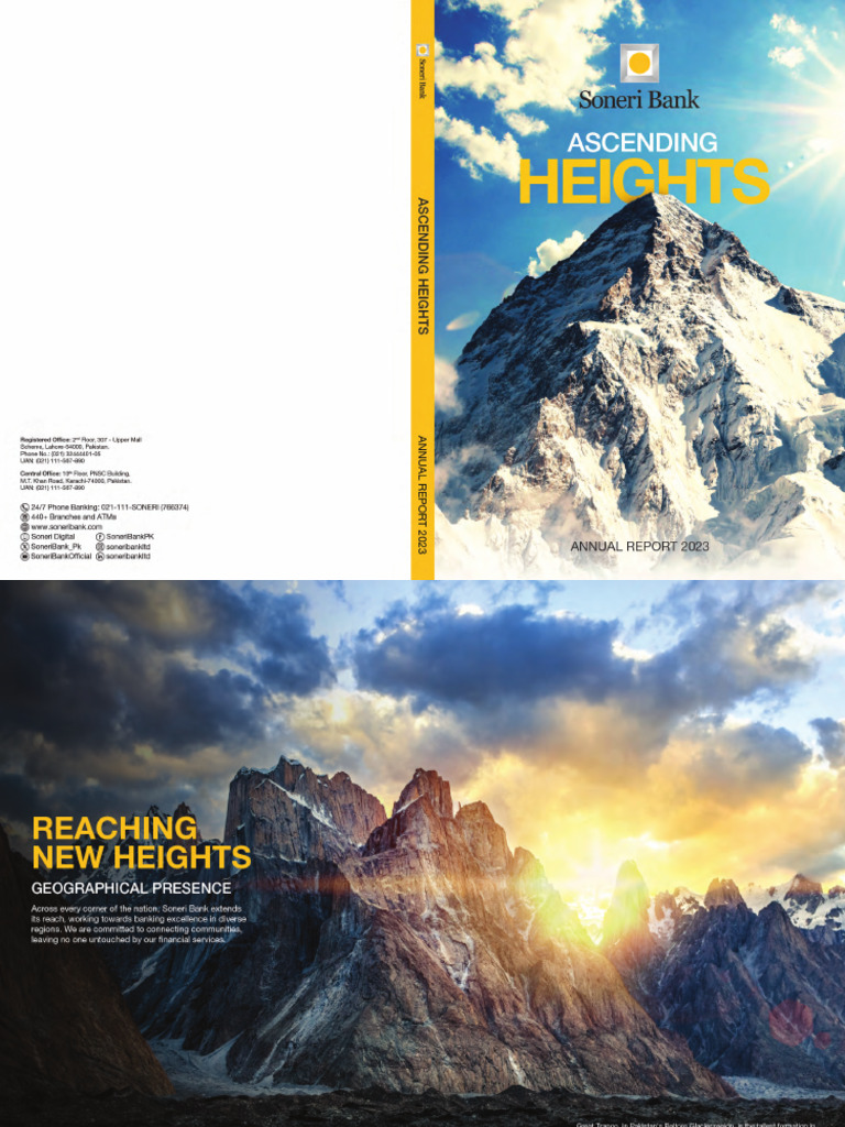 Soneri Annual Report 2023 | PDF | Debit Card | Banks