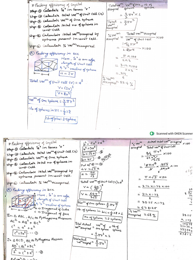 Packing in Solids-1 | PDF
