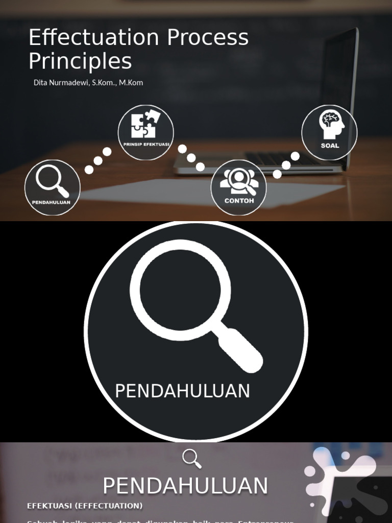 Effectuation Process Principles | PDF