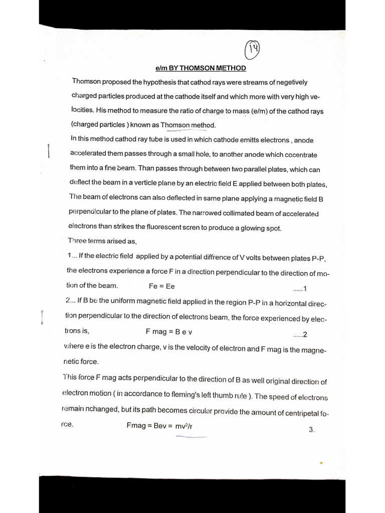 Ebym Thomson Method | PDF
