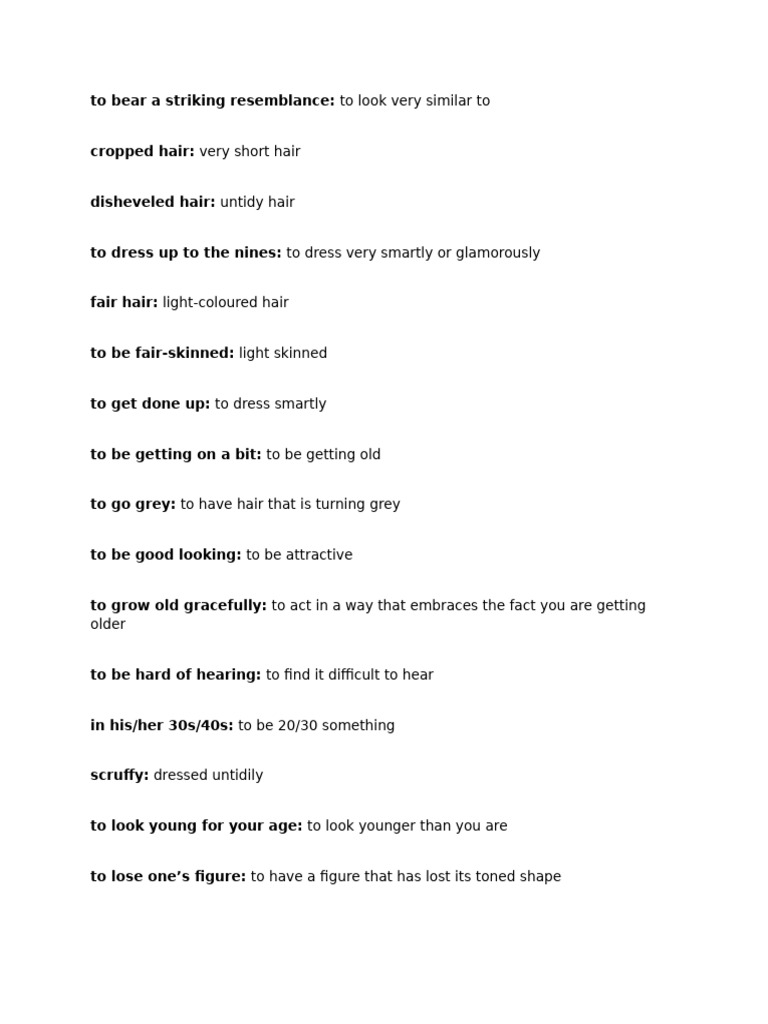 Topic - Apperance | PDF