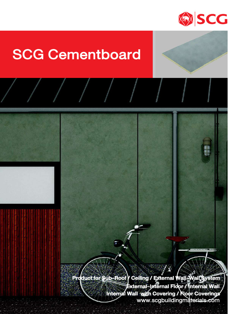 Cement Board - SCG | PDF
