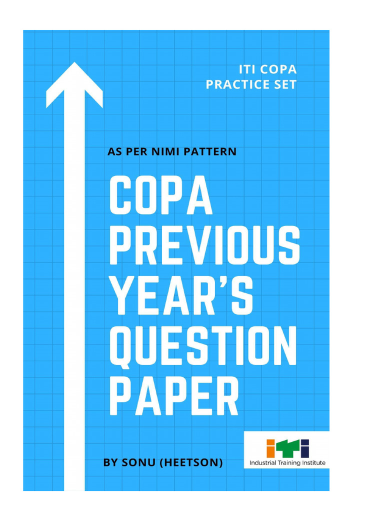 ITI COPA Exam Question Papers | PDF | Data Type | Computing