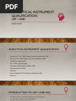 Usp 1058 Analytical Instrument Qualification | PDF | Verification And Validation | Computing