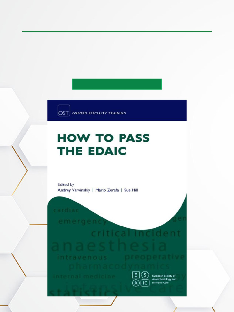 How To Pass The EDAIC ISBN 0198867026, 9780198867029 Multiformat Download | PDF | Myocardial ...