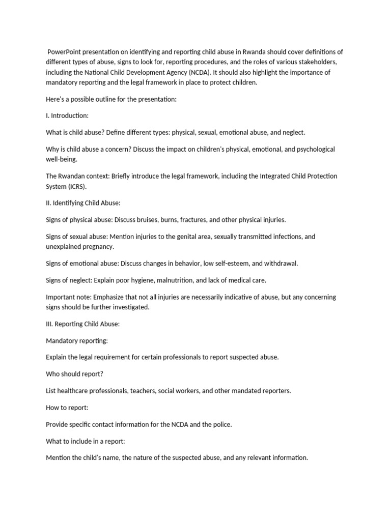 Identifying and Reporting Child Abuse | PDF | Child Abuse | Aggression