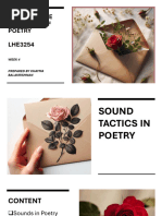 Sound Devices in Poetry Explained | PDF