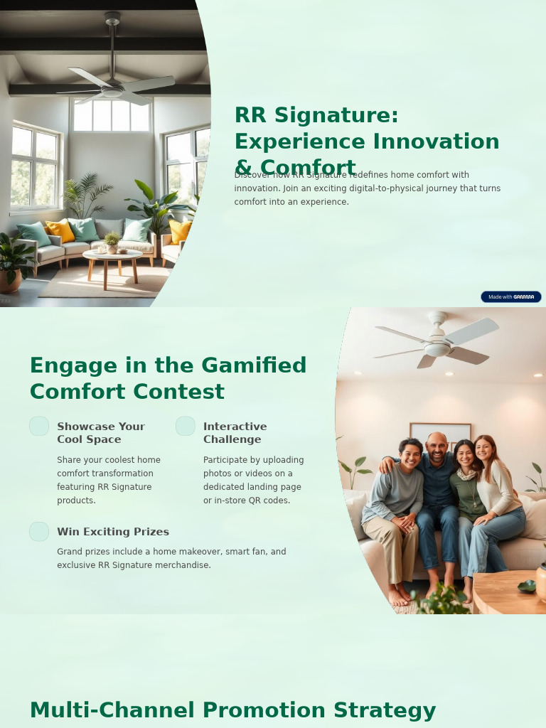 RR Signature Experience Innovation and Comfort | PDF | Advertising | Brand