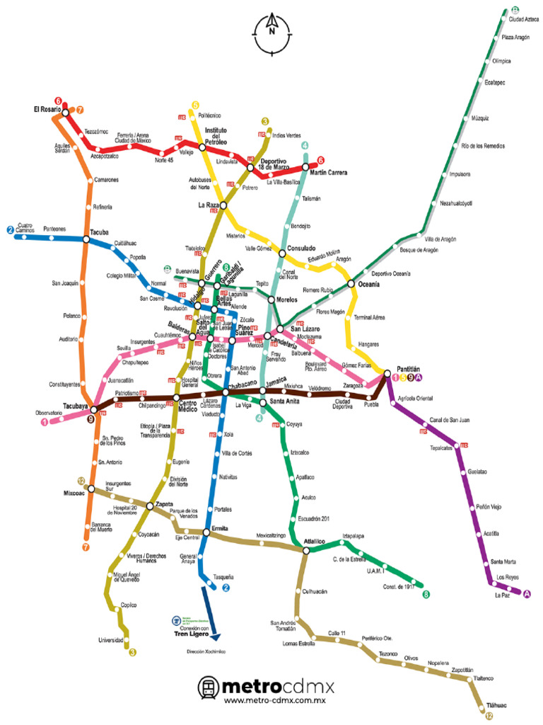 Mapa Metro CDMX (Básico) | PDF