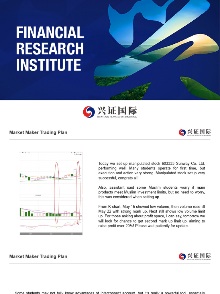 Market Maker Trading Plan - 17 | PDF | Stocks | Market Maker