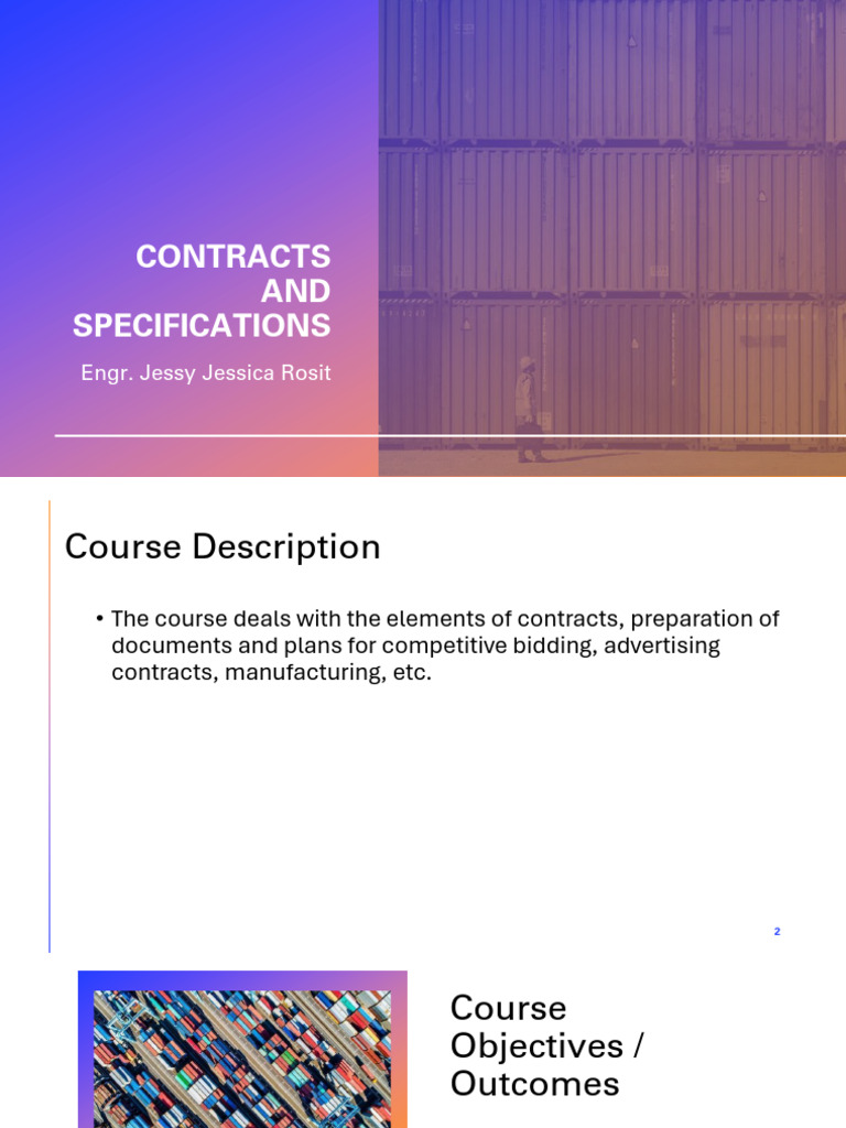 Na13 - Contracts and Specifications | PDF | Specification (Technical Standard) | Ships