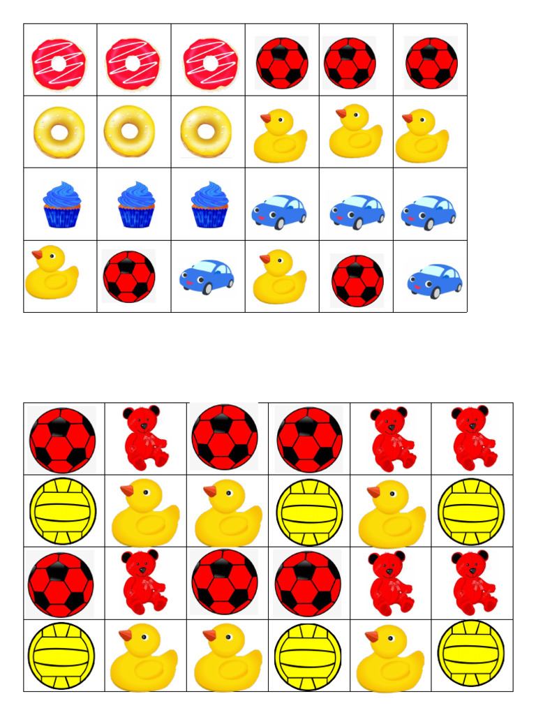 Sorting Red Blue Yellow | PDF