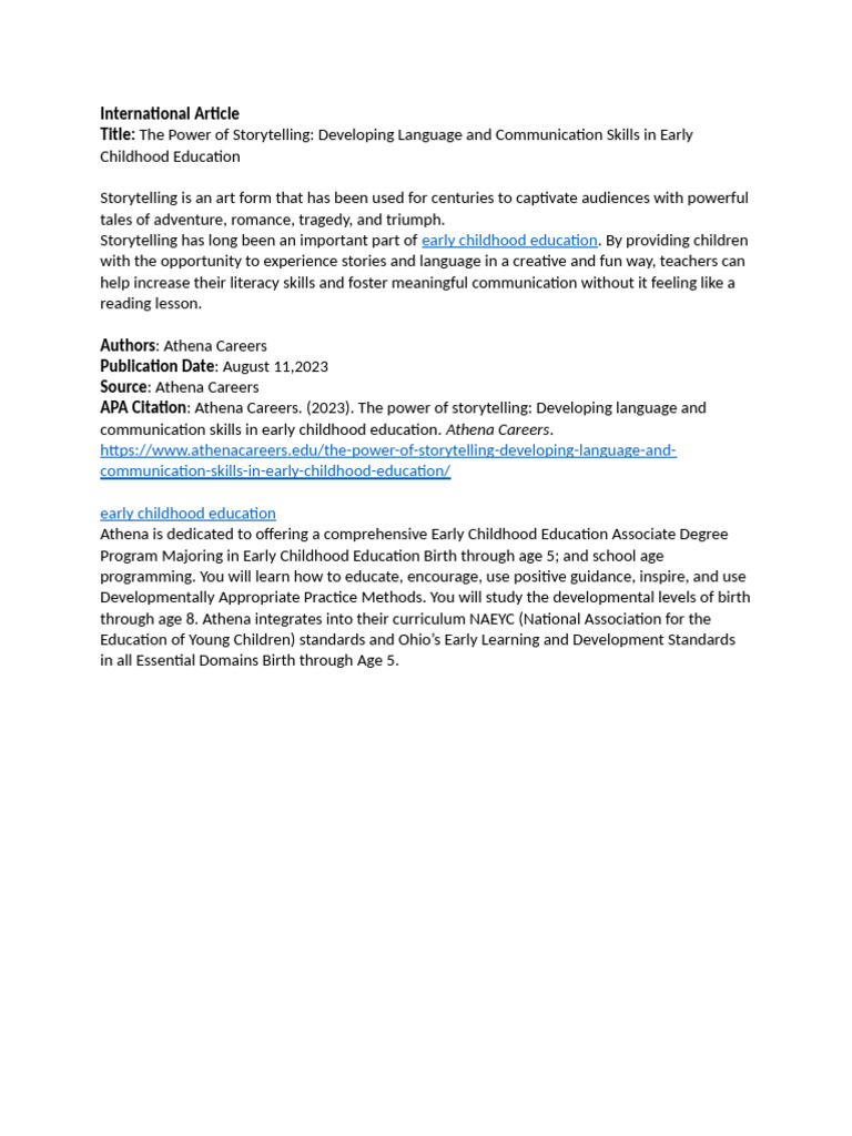 International Article research BECED | PDF