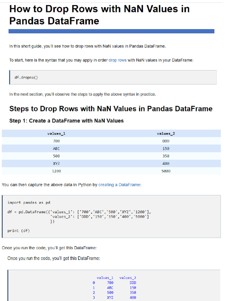 Mod3 - Handling Missing Data | PDF