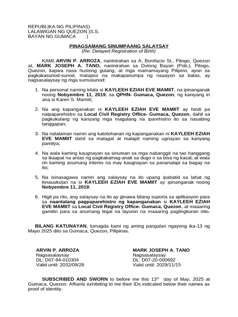 Delayed May 13 | PDF