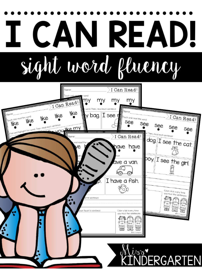 I Can Read Sight Word Fluency PDF | PDF