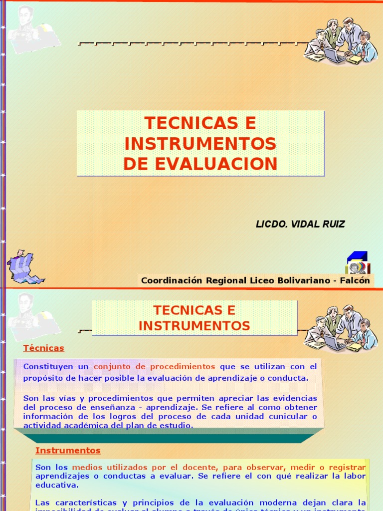 Tecnicas e Instrumentos de Evaluacion | PDF | Evaluación | Aprendizaje
