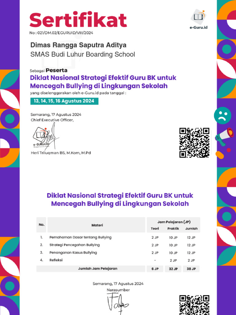 Sertifkat 2 Dimas Rangga Saputra | PDF